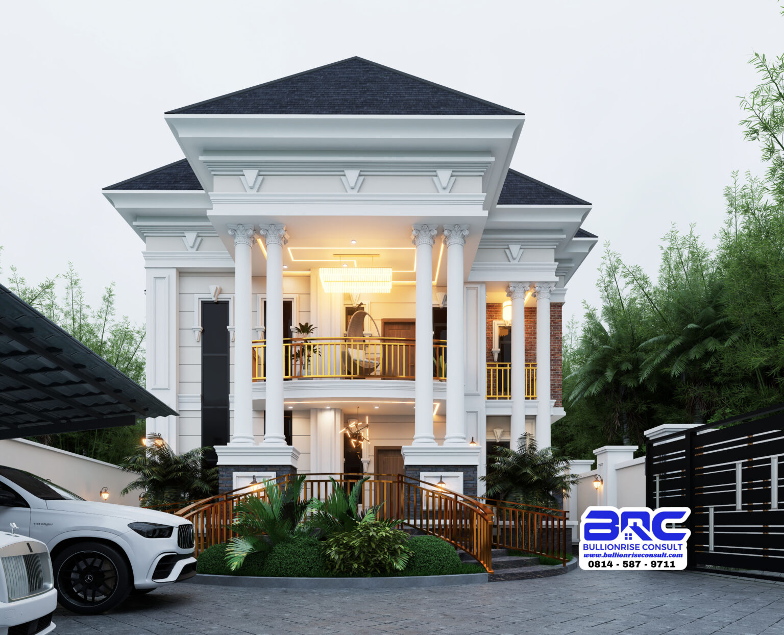 5 Bedroom Duplex House Design | Noble Haven