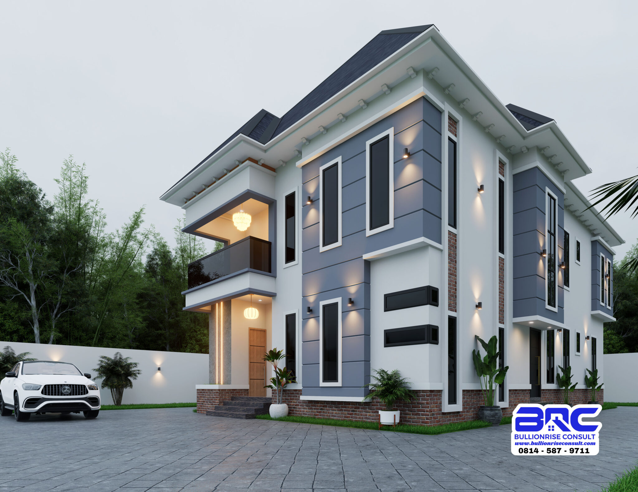 8 Bedroom Modern House Designs | The Ambrosia Enclave