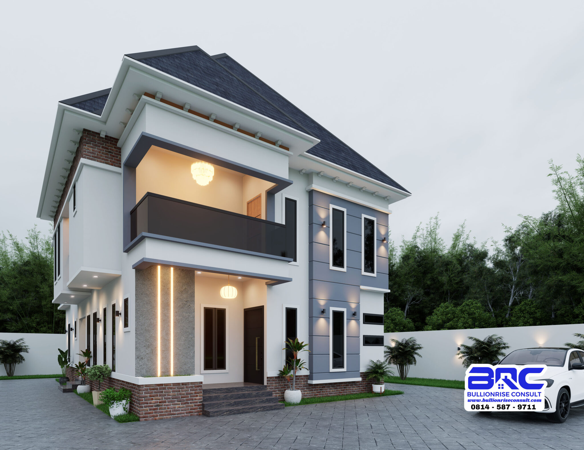 8 Bedroom Modern House Designs | The Ambrosia Enclave