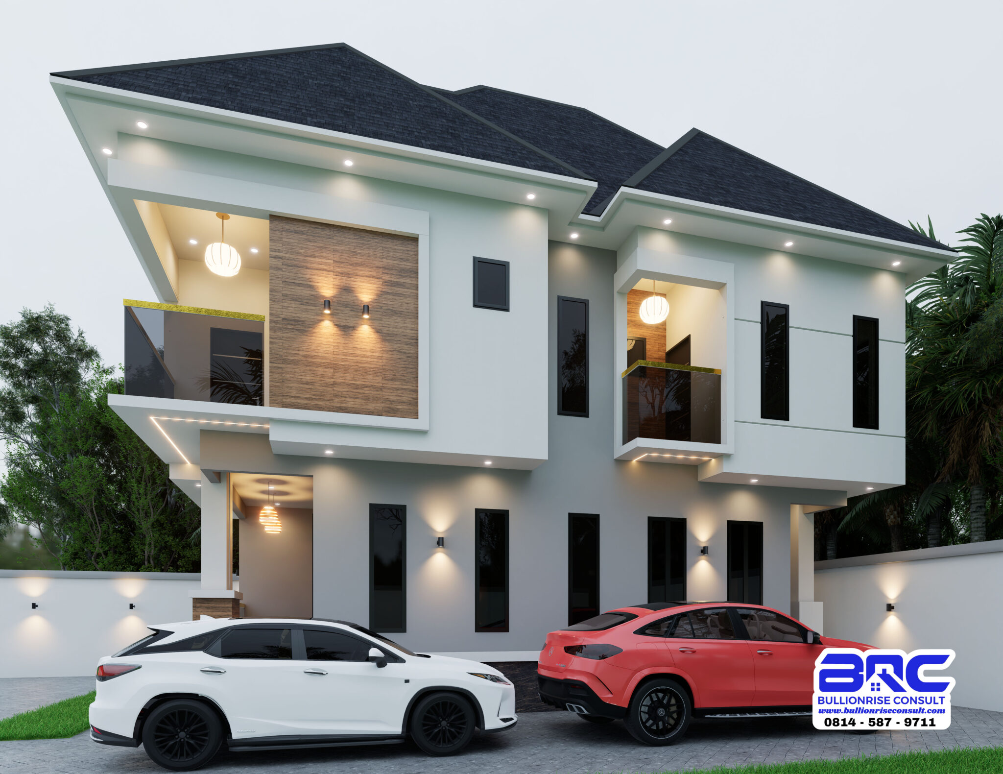 Low Budget Modern 3 Bedroom House Design for half plot