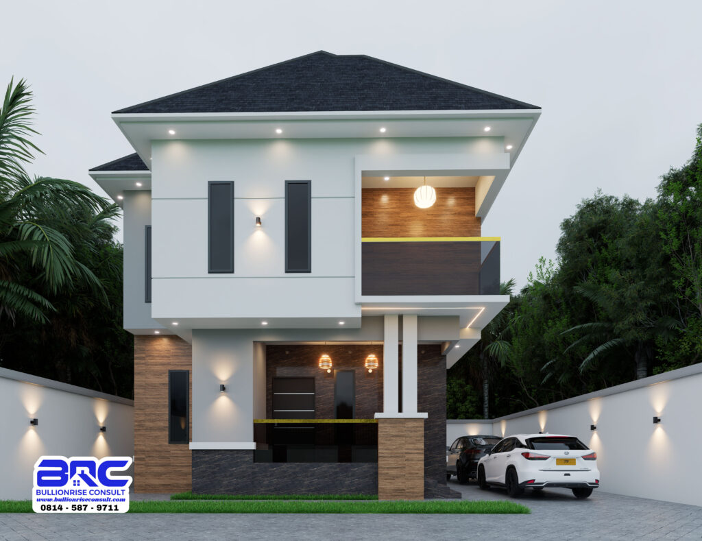 Low Budget Modern 3 Bedroom House Design for half plot