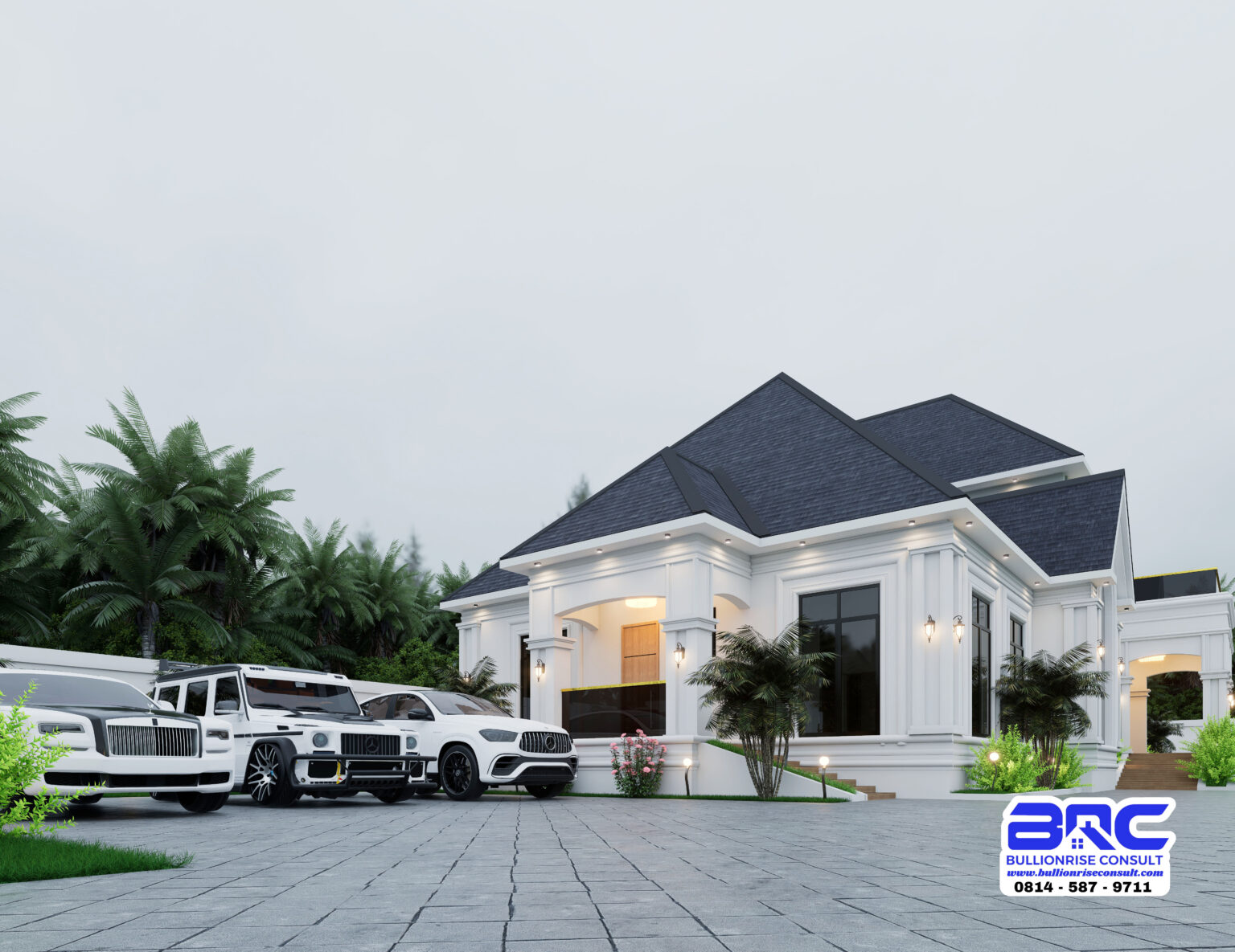 5 Bedroom Bungalow Penthouse Home Design | Amon Villa (PSN00063BA ...