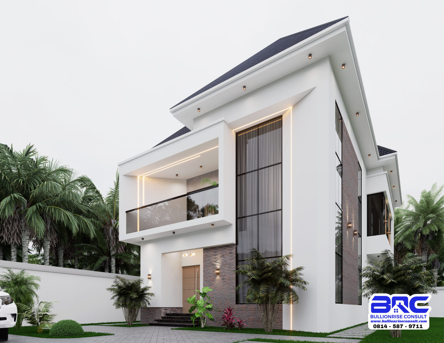 4 bedroom duplex contemporary house design - Neo Metron
