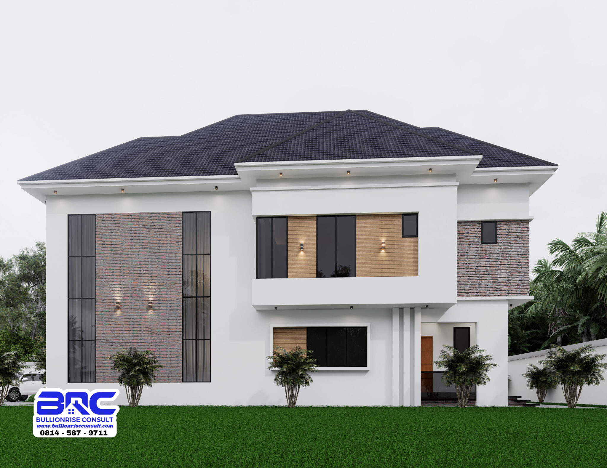 4 bedroom duplex contemporary house design - Neo Metron