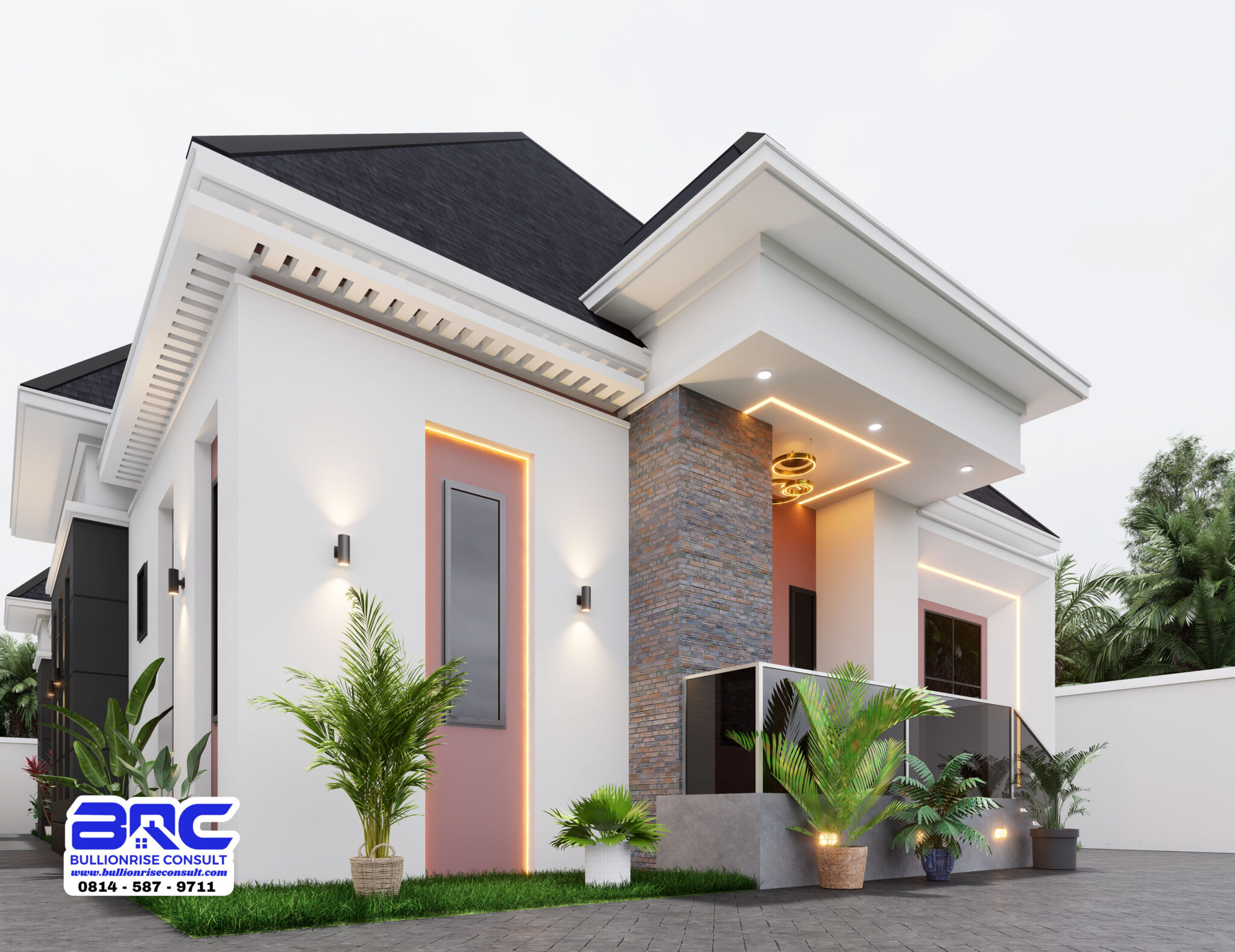 5 bedroom bungalow house in Nigeria | Casa Aperta