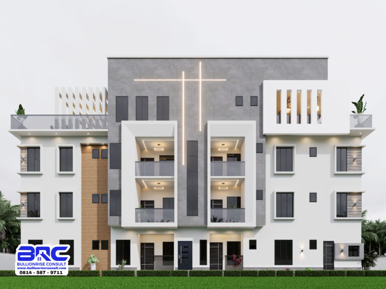 Complex Apartment and Duplex house plan with a Pent Floor